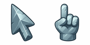 Rock Stone Grey Cursor - Sweezy Custom Cursors