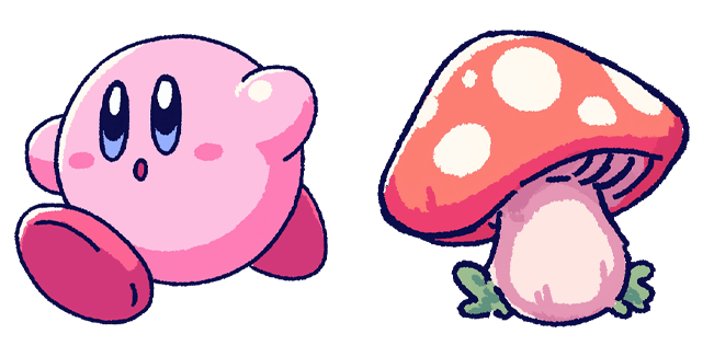 Kirby Cursor - Cool Games Cursors - Sweezy Custom Cursors