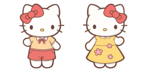 Stylish Hello Kitty Cursor - Sweezy Custom Cursors