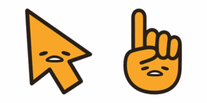 Sanrio Gudetama Lazy Egg Cursor - Sweezy Custom Cursors