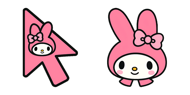Sanrio My Melody & Bow Arrow Cursor - Sweezy Custom Cursors