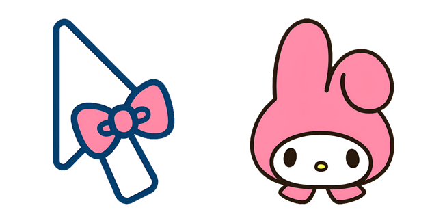 Sanrio My Melody & Bow Arrow Cursor - Sweezy Custom Cursors