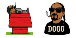 Snoop-Dog x Peanuts Snoopy Cursor - Sweezy Custom Cursors