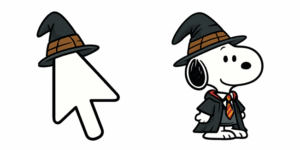 Snoopy x Harry Potter Cursor - Sweezy Custom Cursors