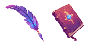 Spell Book & Feather Cursor - Sweezy Custom Cursors