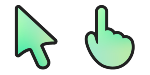 Spring Gradient Cursor - Spring Cursors - Sweezy Custom Cursors