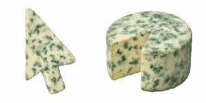 Stinky Cheese 3D Cursor - Sweezy Custom Cursors