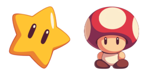 Super Mario & Star Cursor - Sweezy Custom Cursors
