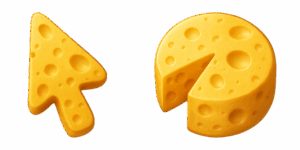 Swiss Cheese Arrow Cursor - Sweezy Custom Cursors