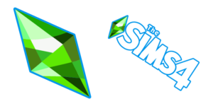 The Sims 4 Plumbob & Logo Cursor - Windows Cursors - Sweezy