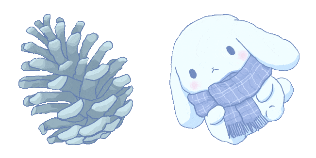 Winter Cinnamoroll & Cozy Mug Cursor - Sweezy Custom Cursors