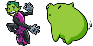 Beast Boy Pig Cursor - Sweezy Custom Cursors