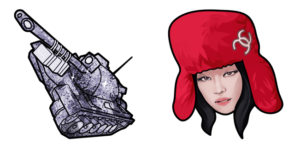 BLACKPINK Jennie & Tank Cursor - Sweezy Custom Cursors