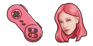 BLACKPINK Rose & Gamepad Cursor - Sweezy Custom Cursors