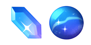 Blue Crystal & Orb Cursor - Sweezy Custom Cursors