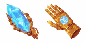Blue Gem & Louis Vuitton Gauntlet Cursor - Sweezy Custom Cursors