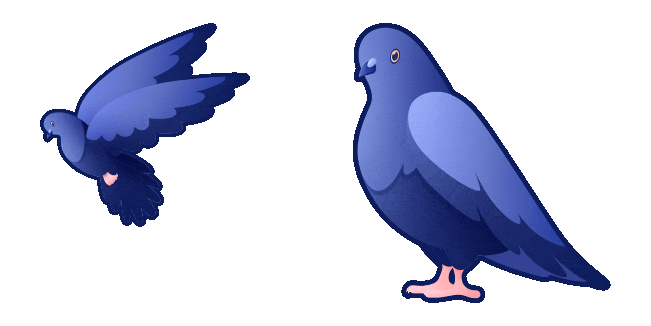 Blue Pigeon Animated Cursor - Windows Cursors - Sweezy Cursors