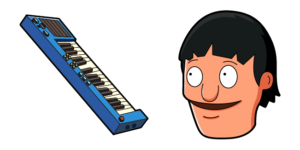 Bob's Burgers Gene Belcher & Casio SK-5 Keyboard Cursor - Sweezy Custom ...