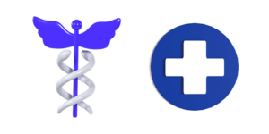 Caduceus & Medical Cross 3D Cursor - Sweezy Custom Cursors