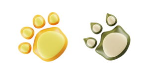 Cat & Dog Footprints 3D Cursor - Sweezy Custom Cursors