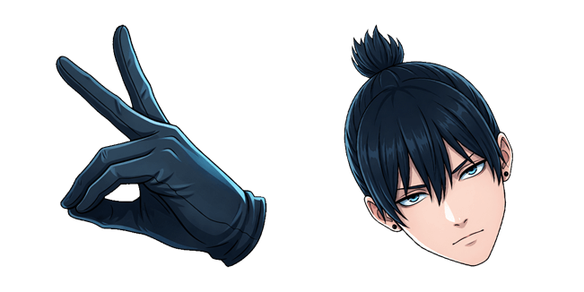 Chainsaw Man Aki Hayakawa Hand Cursor - Sweezy Custom Cursors