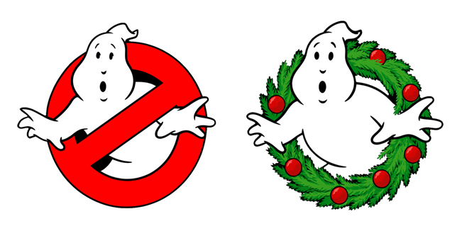 Christmas Ghostbusters Logo Cursor - Sweezy Cursors