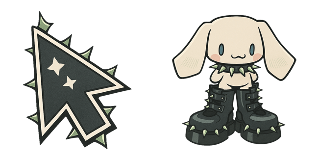 Cinnamoroll Goth Boots Cursor - Sanrio Cursors - Sweezy Curosrs