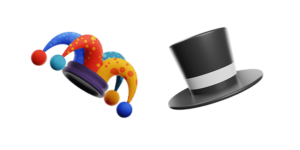 Clown Hat & Magician Hat 3D Cursor - Sweezy Custom Cursors