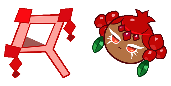Cookie Run Pomegranate Cookie Animated Cursor - Sweezy