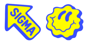 Cool Sigma Arrow & Wavy Smiley Face Cursor - Sweezy Cursors