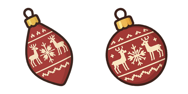 Cozy Blue Snowflake Mitten and Snow Globe Cursor - Sweezy Custom Cursors