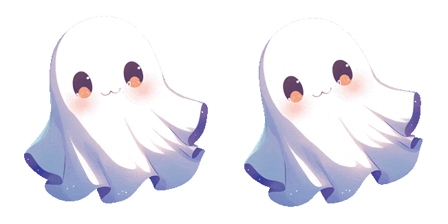 Cute Halloween Ghost Animated Cursor - Sweezy Cursors