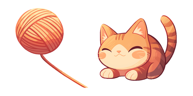 Smiling Kawaii Cat & Cat Paw Cursor - Sweezy Custom Cursors