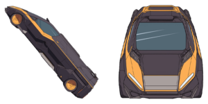 Cyberpunk 2077 Dark Bus Cursor - Sweezy Custom Cursors