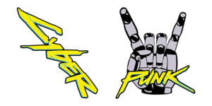 Cyberpunk 2077 Logo Cursor - Sweezy Custom Cursors