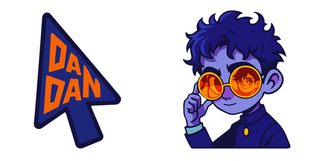 DanDaDan Okarun & Arrow Cursor - Sweezy Custom Cursors