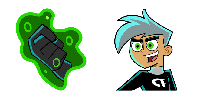 Danny Phantom Ecto Fist Ghost Hero Cursor - Sweezy Custom Cursors
