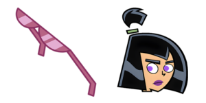 Danny Phantom Sam Manson Baddie Aesthetic Cursor - Sweezy