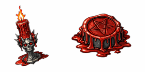 Demoncore Ritual Candle & Pentagram Cursor - Sweezy Cursors