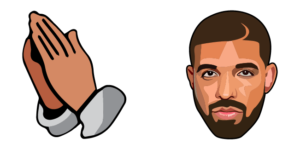 Drake & 6 God Prayer Hands Cursor - Sweezy Custom Cursors