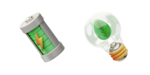 Eco Battery & Eco Bulb 3D Cursor - Sweezy Custom Cursors