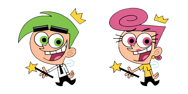 Fairly OddParents Cosmo & Wanda Cursor - Sweezy Custom Cursors
