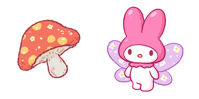 Fairy Melody & Mushroom Cursor - Windows Cursors - Sweezy
