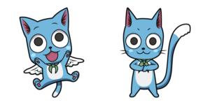 Fairy Tail Happy Cursor - Anime Cursors - Sweezy Custom Cursors
