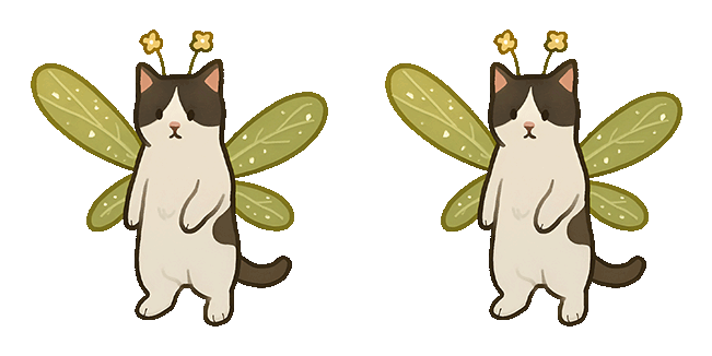 Fairycore Aesthetic Fairycat Animated Cursor - Sweezy Custom Cursors