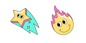 Falling Star & Fire Ball Cursor - Sweezy Custom Cursors