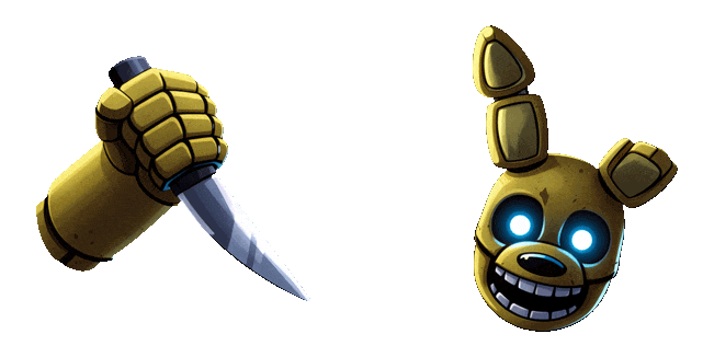 FNaF Spring Bonnie with Knife Animated Cursor - Sweezy Cursors