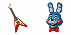 FNaF Toy Bonnie & Guitar Cursor - FNaF Cursors - Sweezy Curosrs