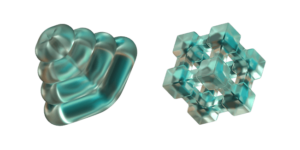 Frosted Glass Cube & Pyramid 3D Cursor - Sweezy Custom Cursors