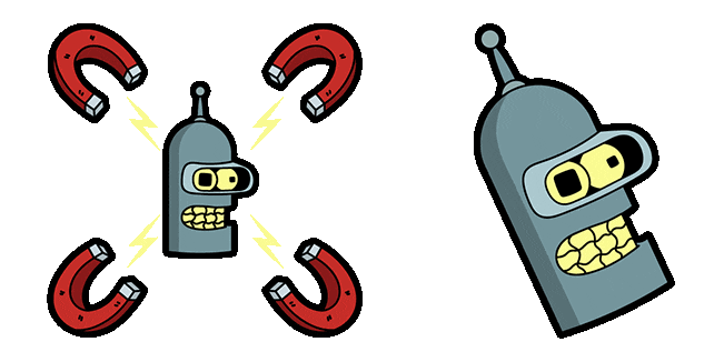 Futurama Bender Crosshair Animated Cursor - Sweezy Cursors